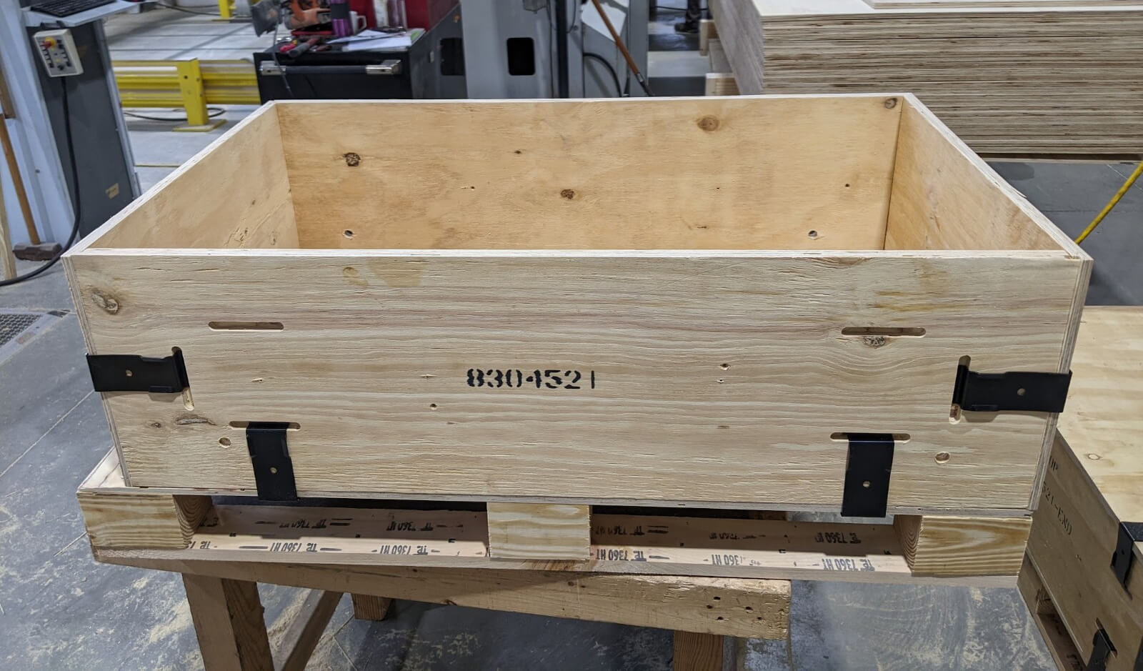 EZ Loc Crate - 46.25" x 22" x 47" - Delaware Valley Box & Lumber Co